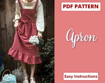 Fancy Apron Pattern - Etsy