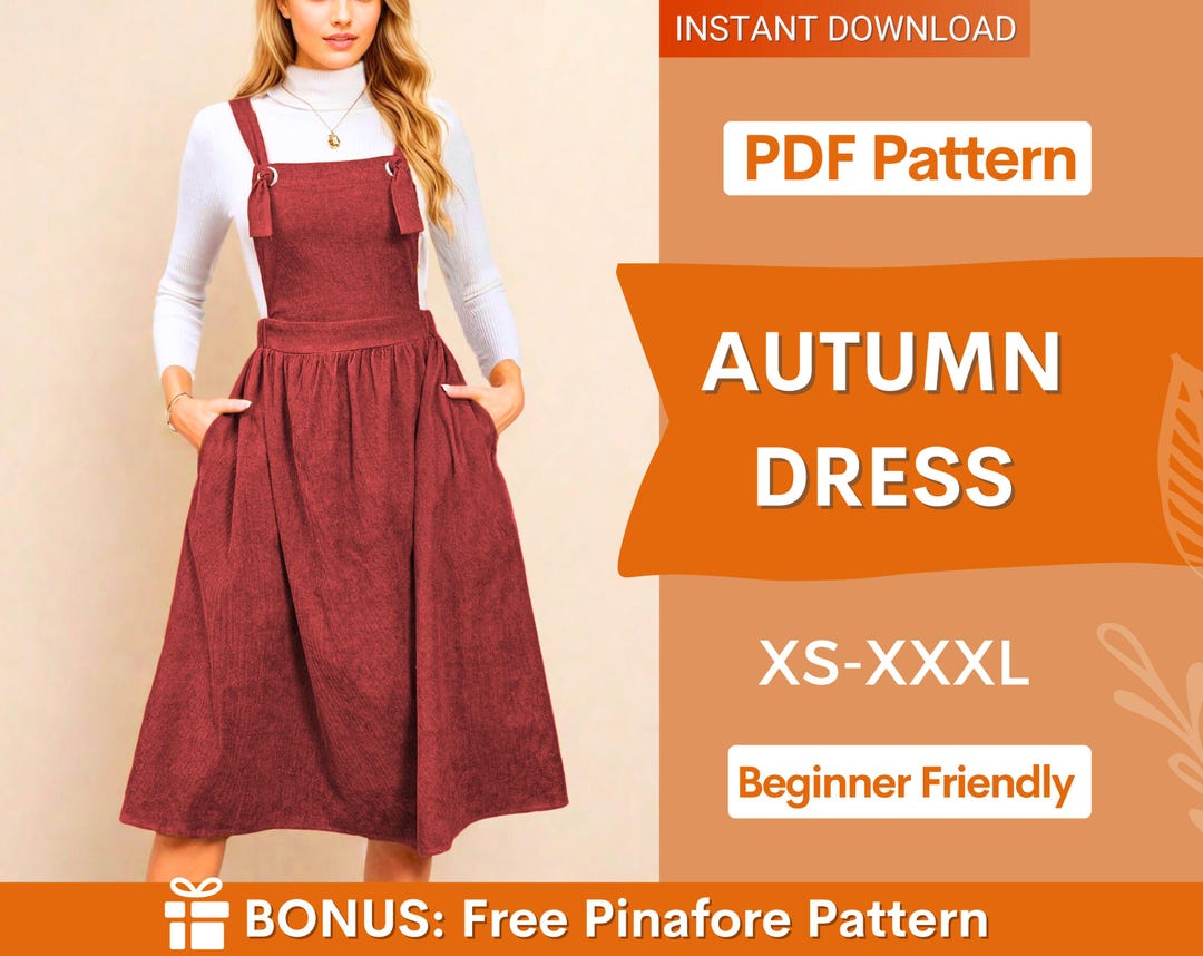 Overall Dress Pattern Dress Sewing Pattern Sewing Patterns Women Dress ...