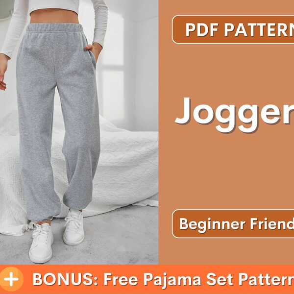 Joggers Pants Pattern - Etsy