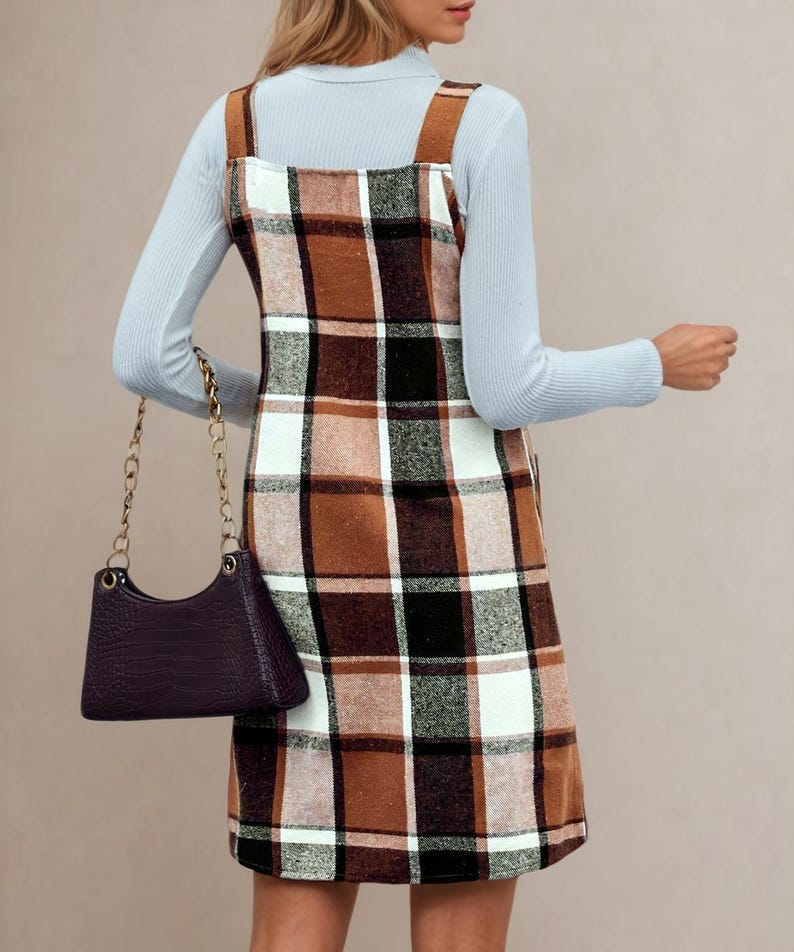 Pinafore Dress Pattern, Overall Dress Pattern, Dress Sewing Pattern ...