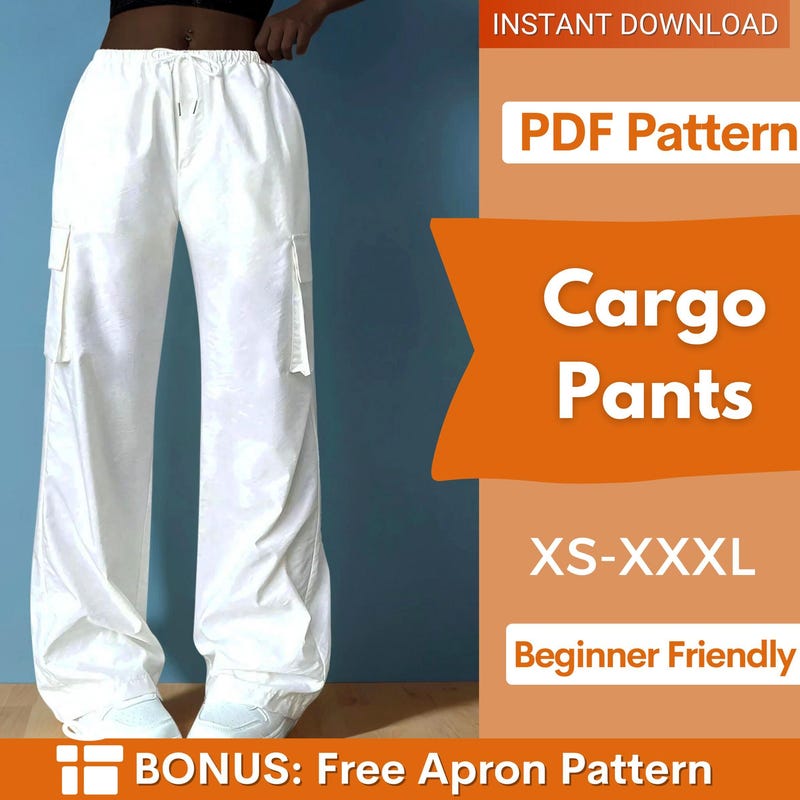 Cargo Pants Pattern - Etsy