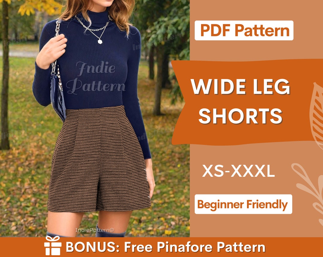 Shorts Sewing Pattern Sewing Patterns Sewing Patterns for Women Shorts ...