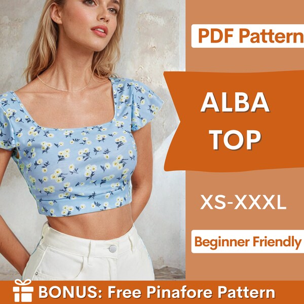 Tie Back Top Pattern - Etsy