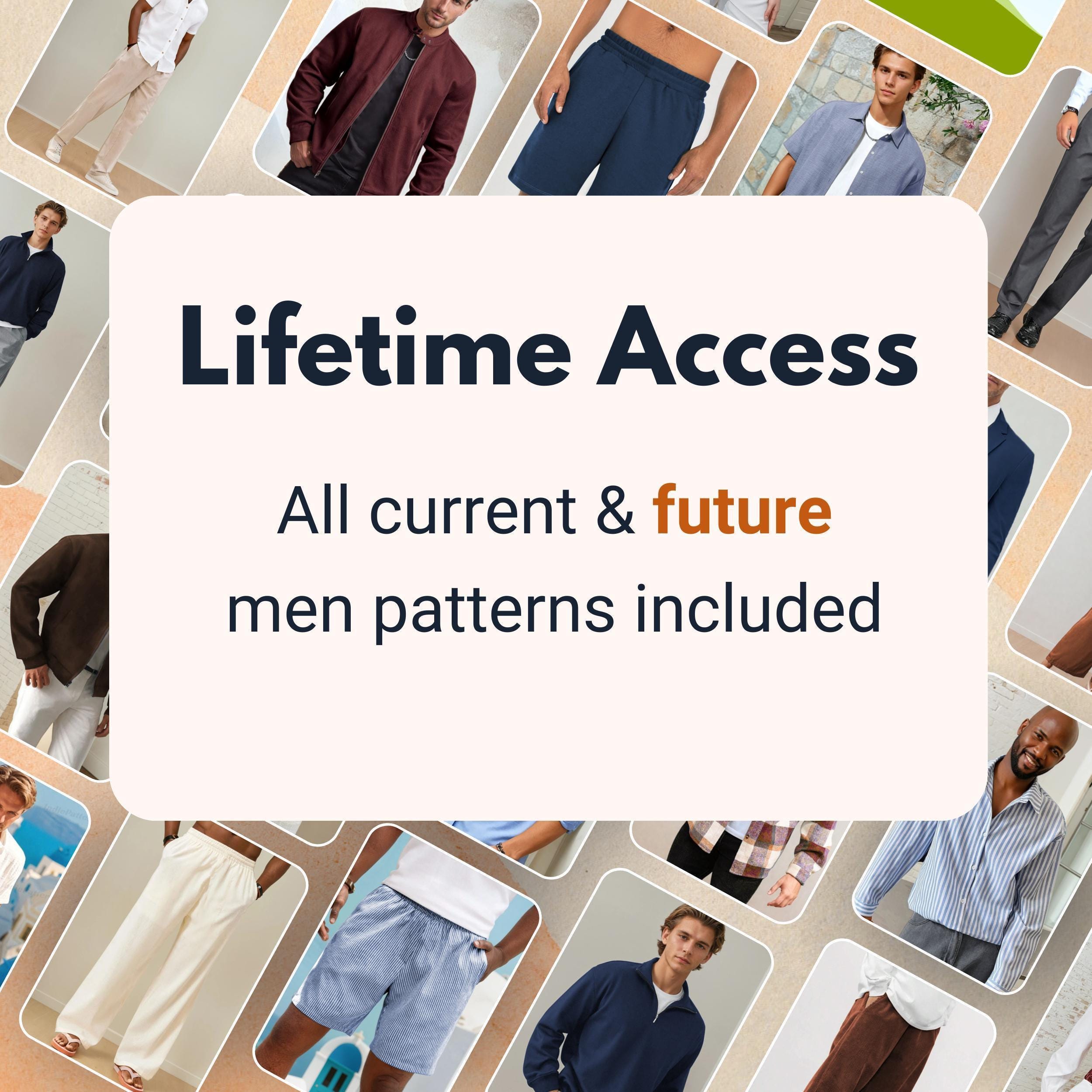 50+ Men Patterns Bundle | Men Sewing Patterns | Men Shorts | Men Jacket ...