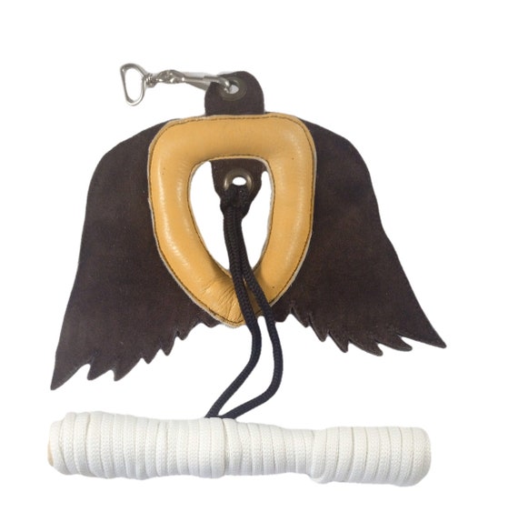 Falconry Leather Bird Lure With Creance - Etsy