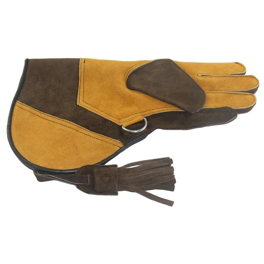 Falconry Suede Leather Glove Double Skinned With Velvetine Liner - Etsy