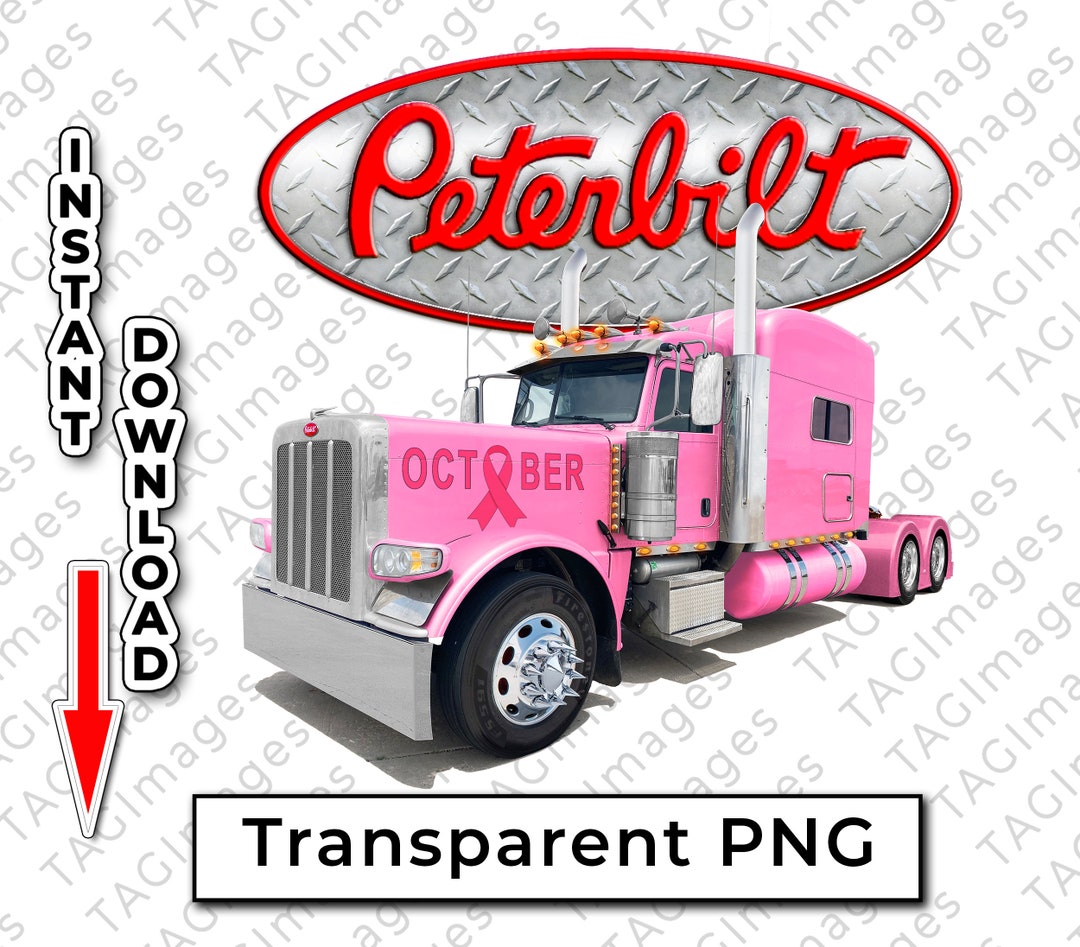 Breast Cancer Awareness Hot Pink Peterbilt Support Your Woman - Etsy