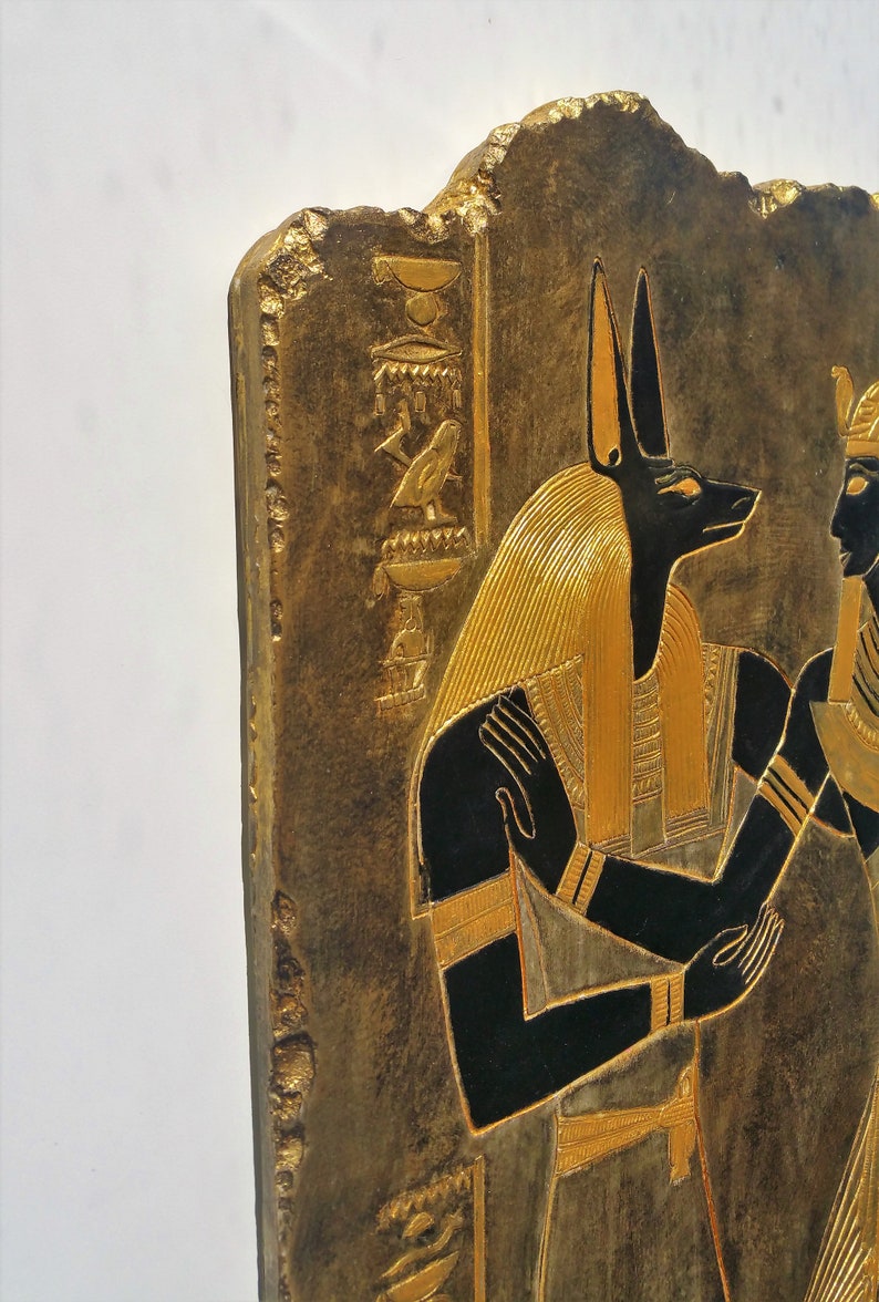 Gods ANUBIS Y SETI I 23.2vintage Valley the Kings Replica Ancient ...