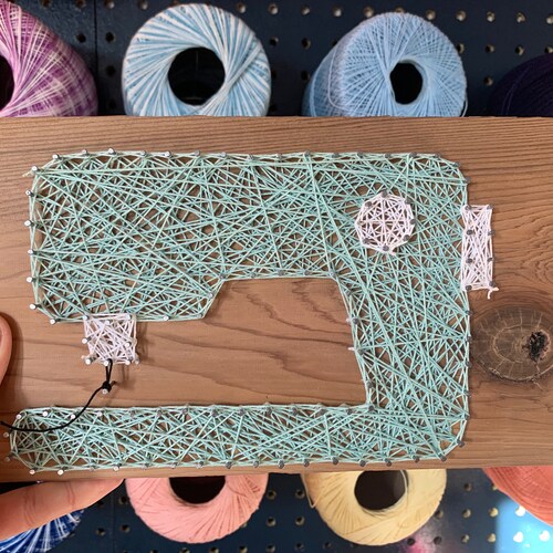 String Art Creative DIY Kit little Hares | Etsy