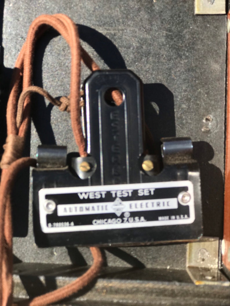 Vintage Automatic Electric the West Test Set Linemens Test - Etsy