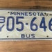 Vintage Minnesota Bus License Plates - Etsy