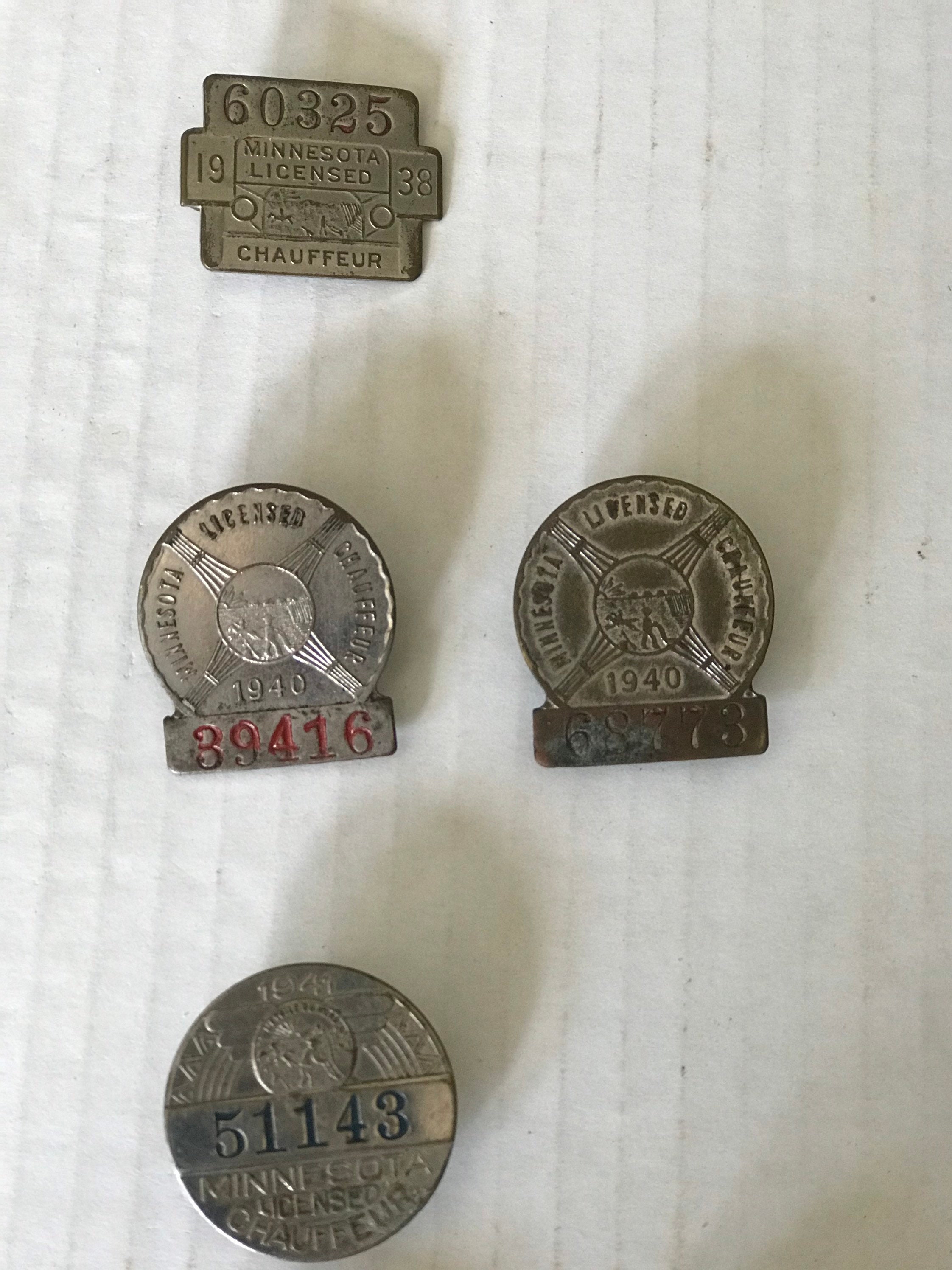 Minnesota Chauffeur Pins - Etsy