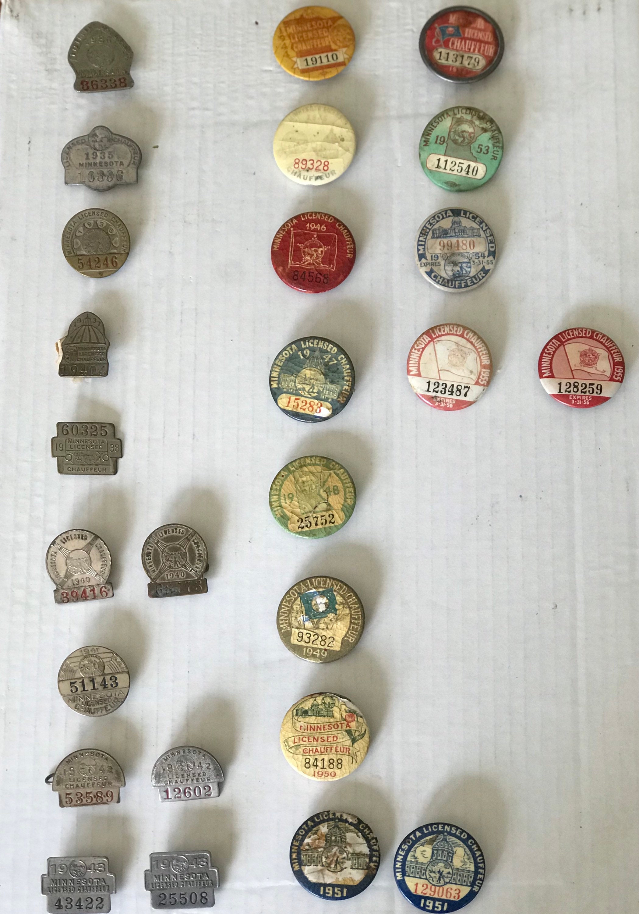 Minnesota Chauffeur Pins - Etsy