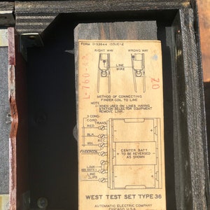 Vintage Automatic Electric the West Test Set Linemen’s Test - Etsy