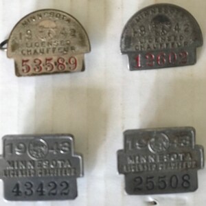 Minnesota Chauffeur Pins - Etsy