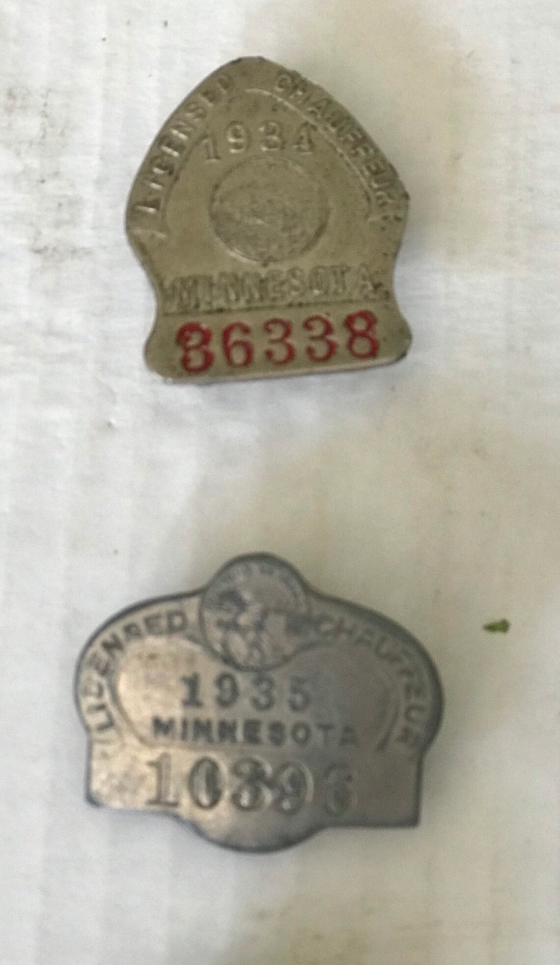 Minnesota Chauffeur Pins - Etsy