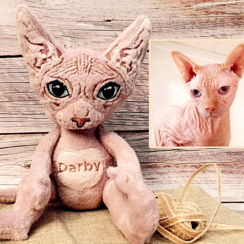 Custom Stuffed Sphynx - Etsy