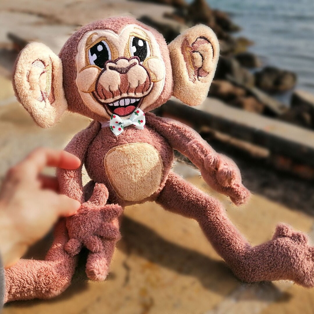 Custom Monkey Plush Cute Monkey Doll Baby Monkey - Etsy