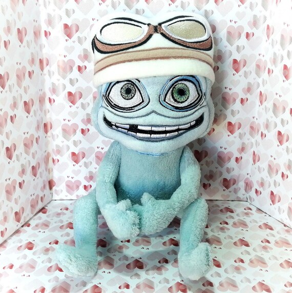 Crazy Frog Blue Froggy Funny Plush Toy Little Frog - Etsy