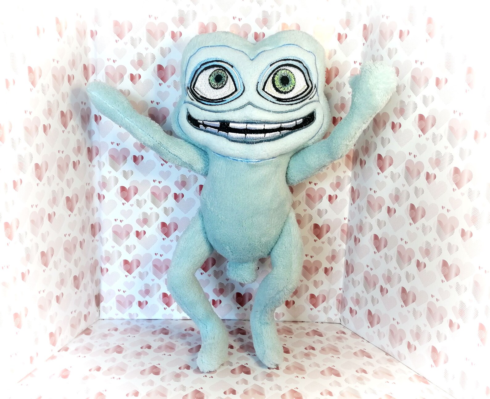 Crazy Frog Blue Froggy Funny Plush Toy Little Frog | Etsy