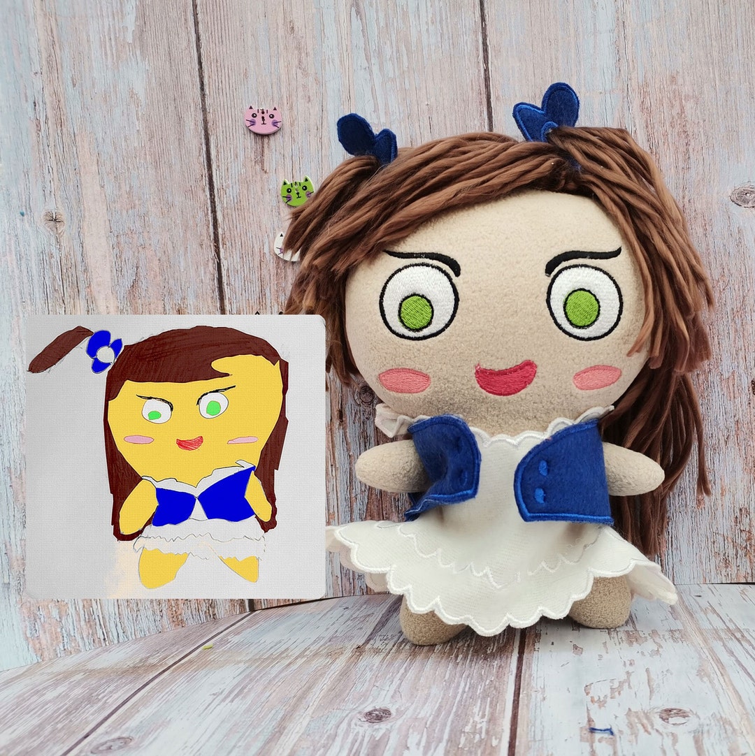 Unique Art Doll, Drawing to Toy, Character Doll, One-of-a-kind Doll ...
