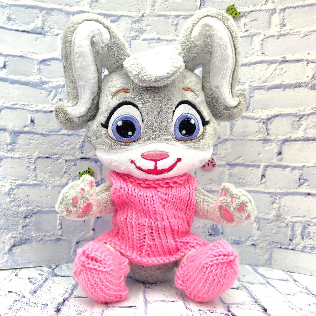 Custom Plush Bunny From a Drawing, Bespoke Character Replica, Promari ...