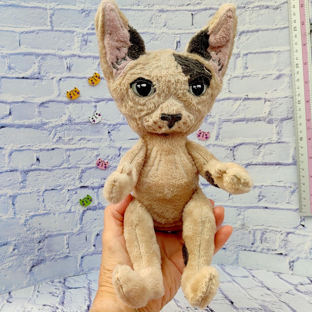 Sphynx Cat Stuff, Custom Plush Commission, Pet Lovers Gift - Etsy