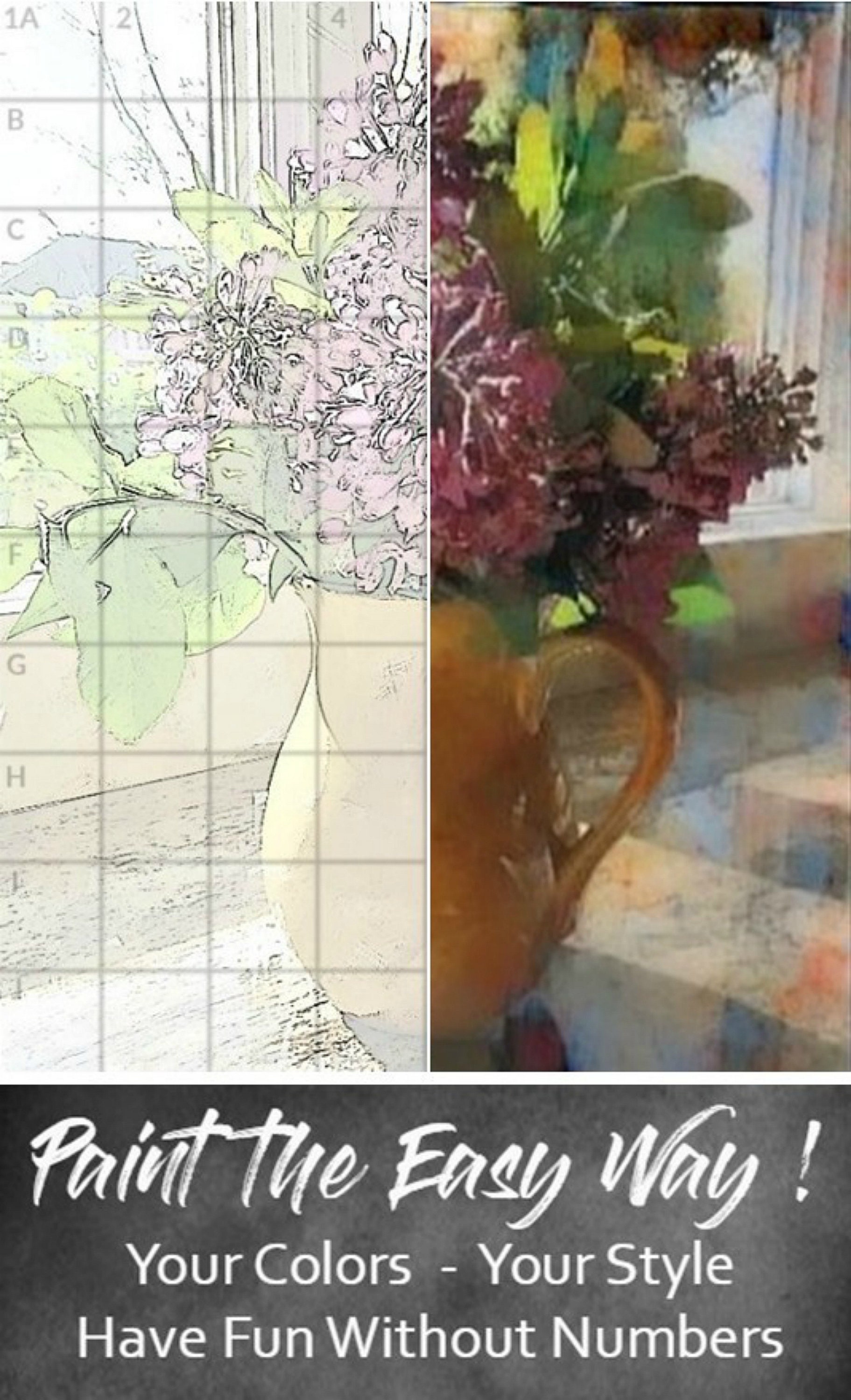A Jug of Lilacs: DIY Paint-over in Your Acrylics, Oils, Pastels or Wall ...