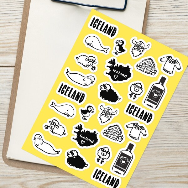 Iceland Sticker - Etsy