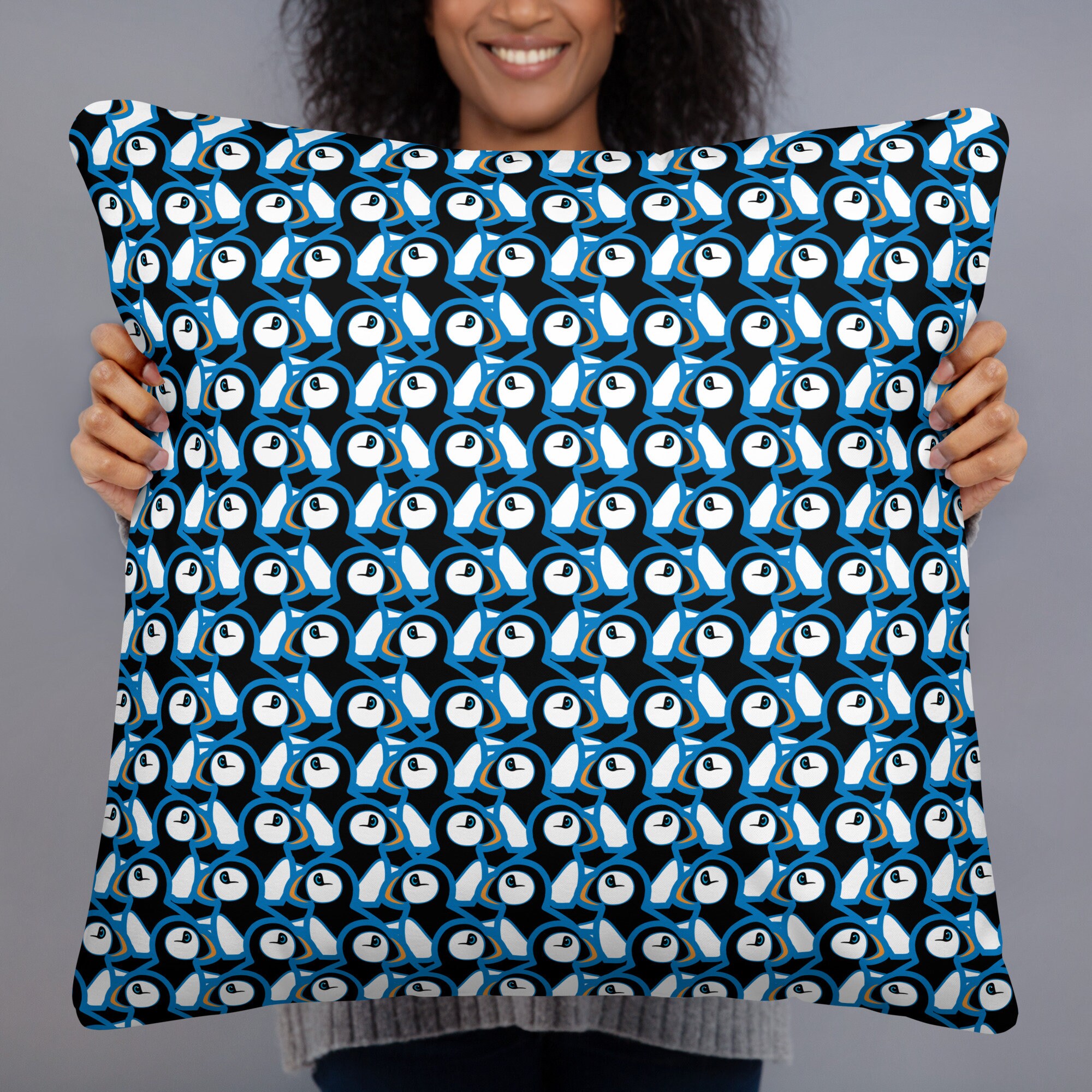 Puffins Basic Pillow for Real Lovers of Iceland - Etsy