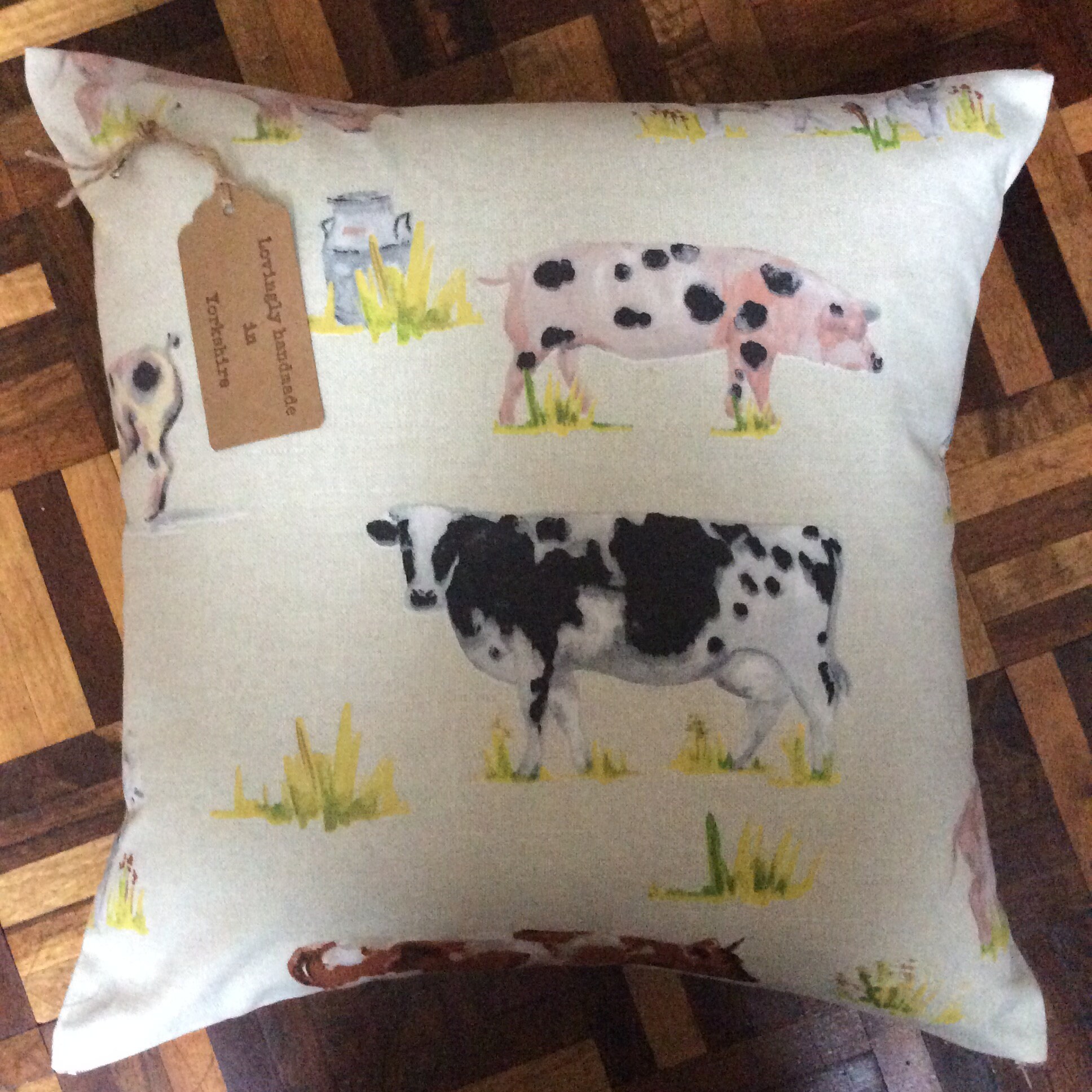 Cubierta de cojín de corral 16x16 hecha a mano en Yorkshire - Etsy España