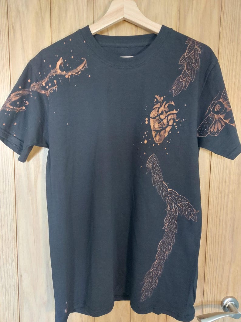 Custom Bleached T-shirts - Etsy