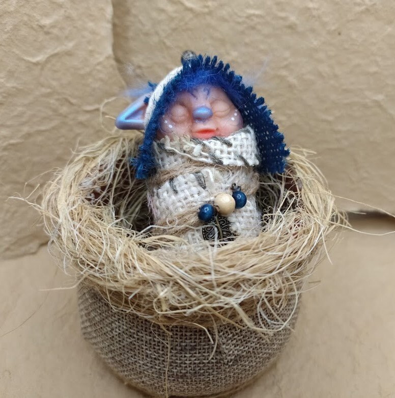 Forest Goblin, Handmade, Polymer Clay, Fantasy Art, Magic Creature ...