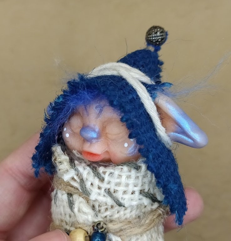 Forest Goblin Handmade Polymer Clay Fantasy Art Magic | Etsy