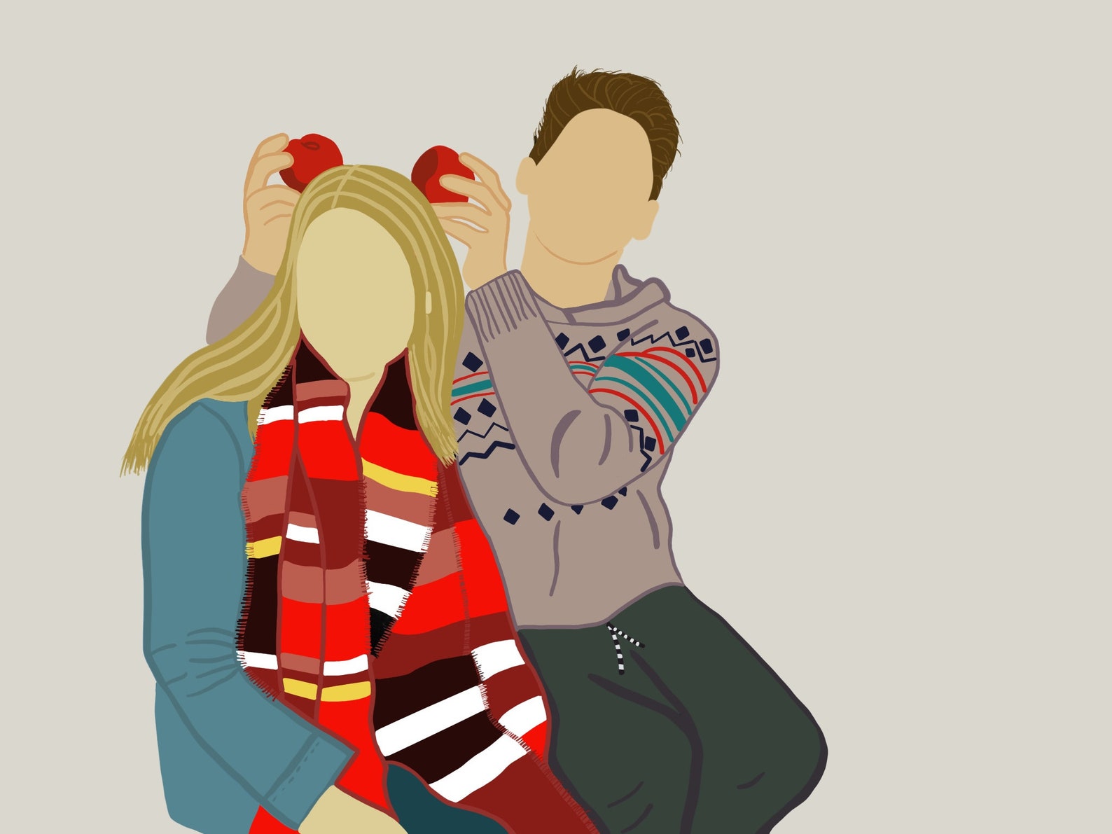 Custom Faceless Digital Portrait Made Using Procreate Etsy