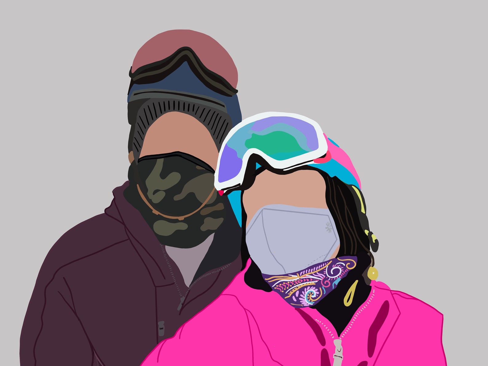Custom Faceless Digital Portrait Made Using Procreate Etsy