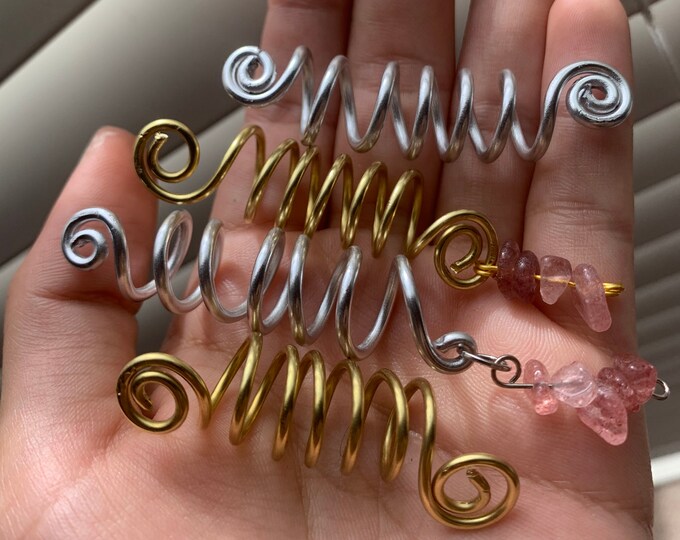 Handmade Wire Wrapped Hair Cuff/hair Coil/ Hair Accessory - Etsy