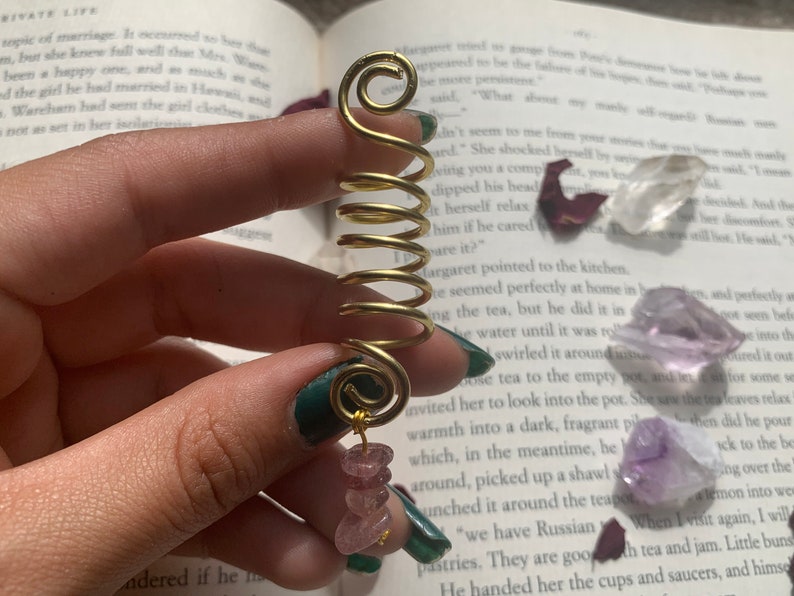 Handmade Wire Wrapped Hair Cuff/hair Coil/ Hair Accessory - Etsy