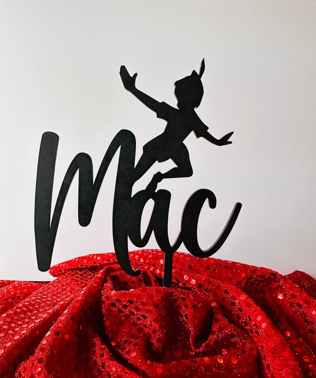 Personalized Wooden 0r Acrylic Cake Topper peter Pan - Etsy