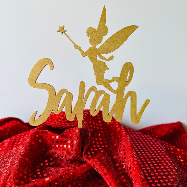Tinkerbell Cake Toppers - Etsy