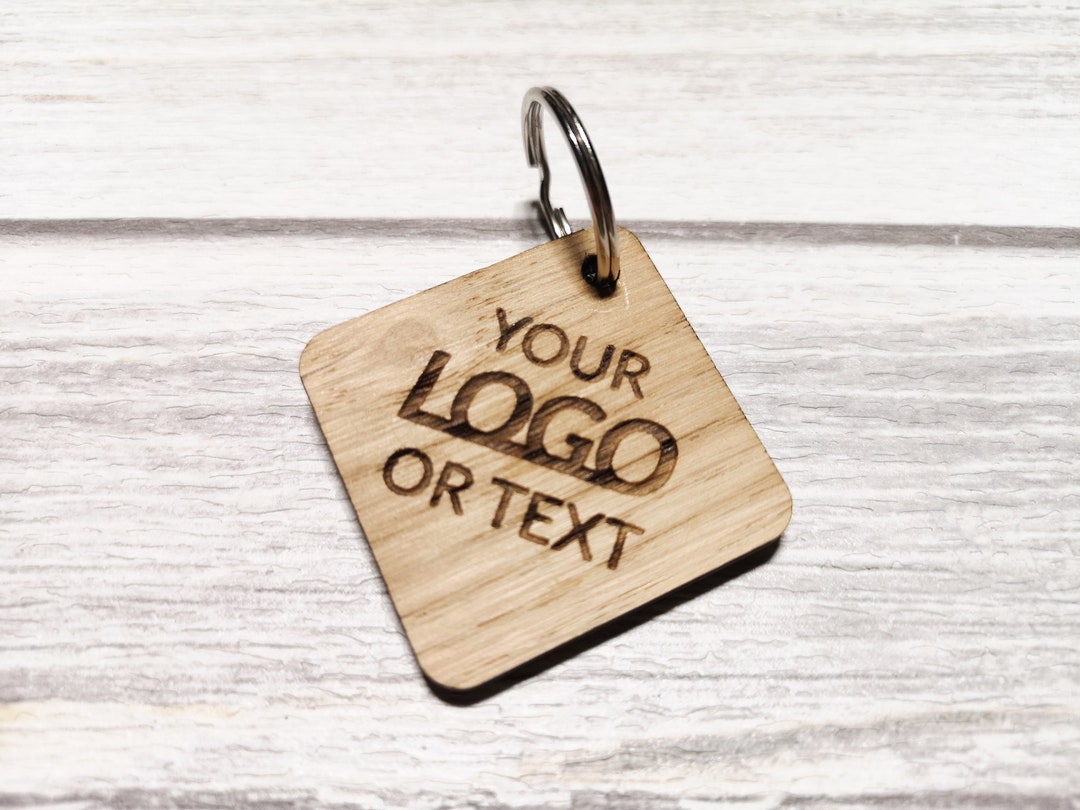 Personalised Keychain With Logo | Hotel Keychain | Wooden Keychain Key ...