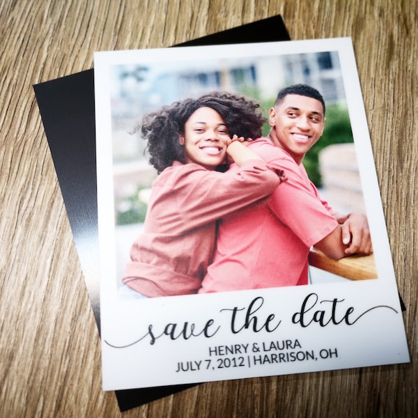 Polaroid Save the Dates - Etsy