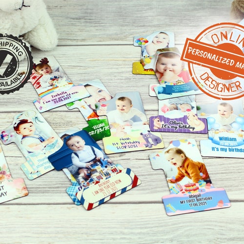 Custom Birthday Photo Favors Personalized Birthday Favors - Etsy