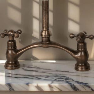 Antique Bronze Kitchen Faucet, Vintage Rustic Tap - Etsy
