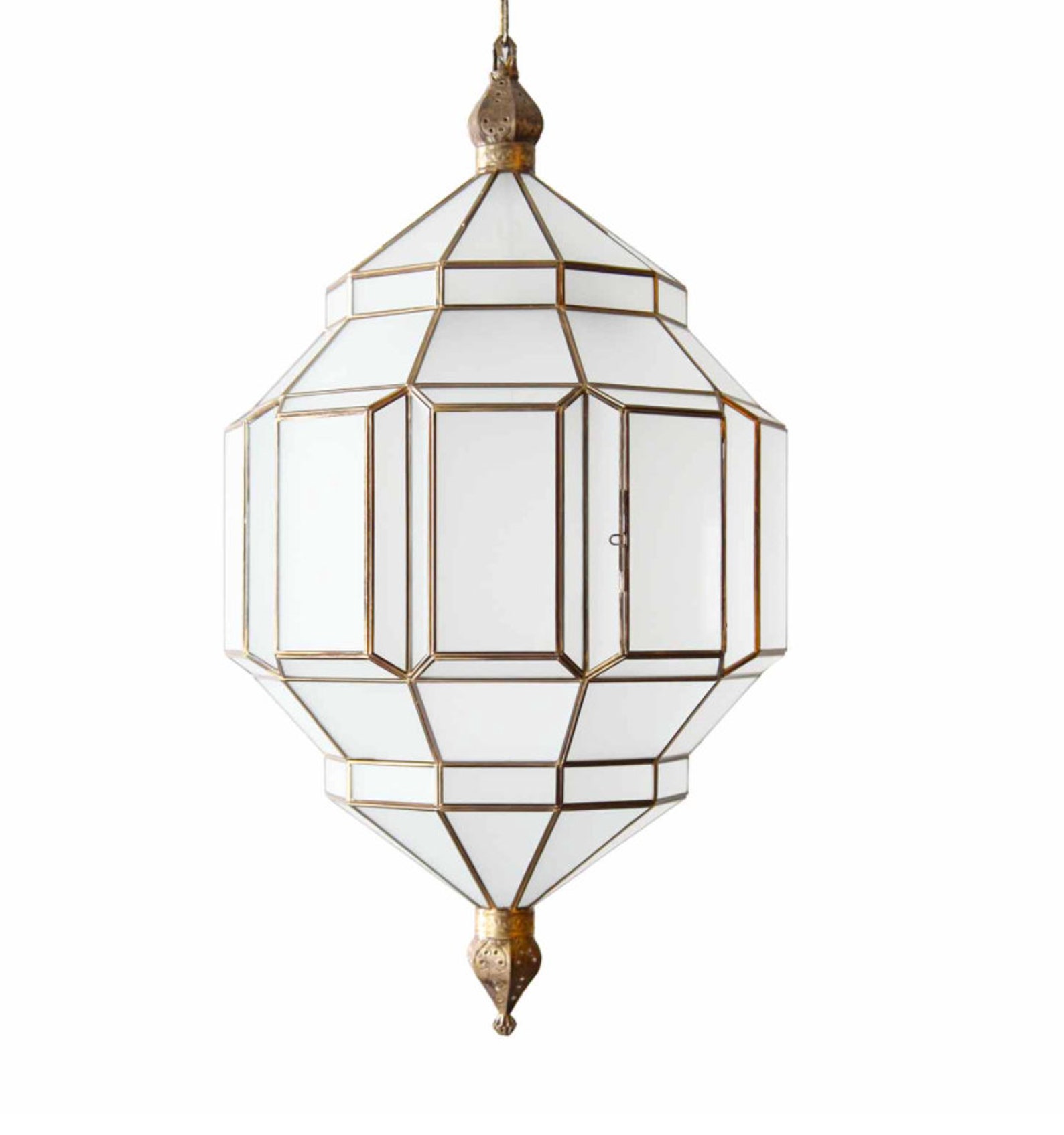 Milky Glass Light vintage Moroccan Lighting Style Elegance - Etsy