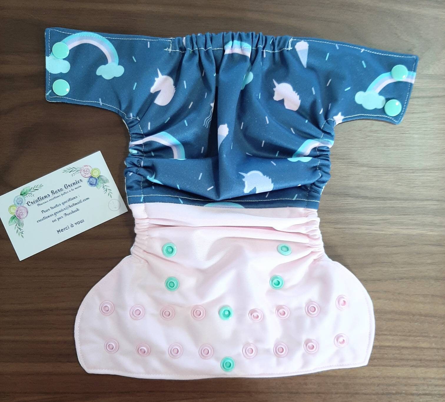 Couche lavable nouveaux né à poche | Etsy