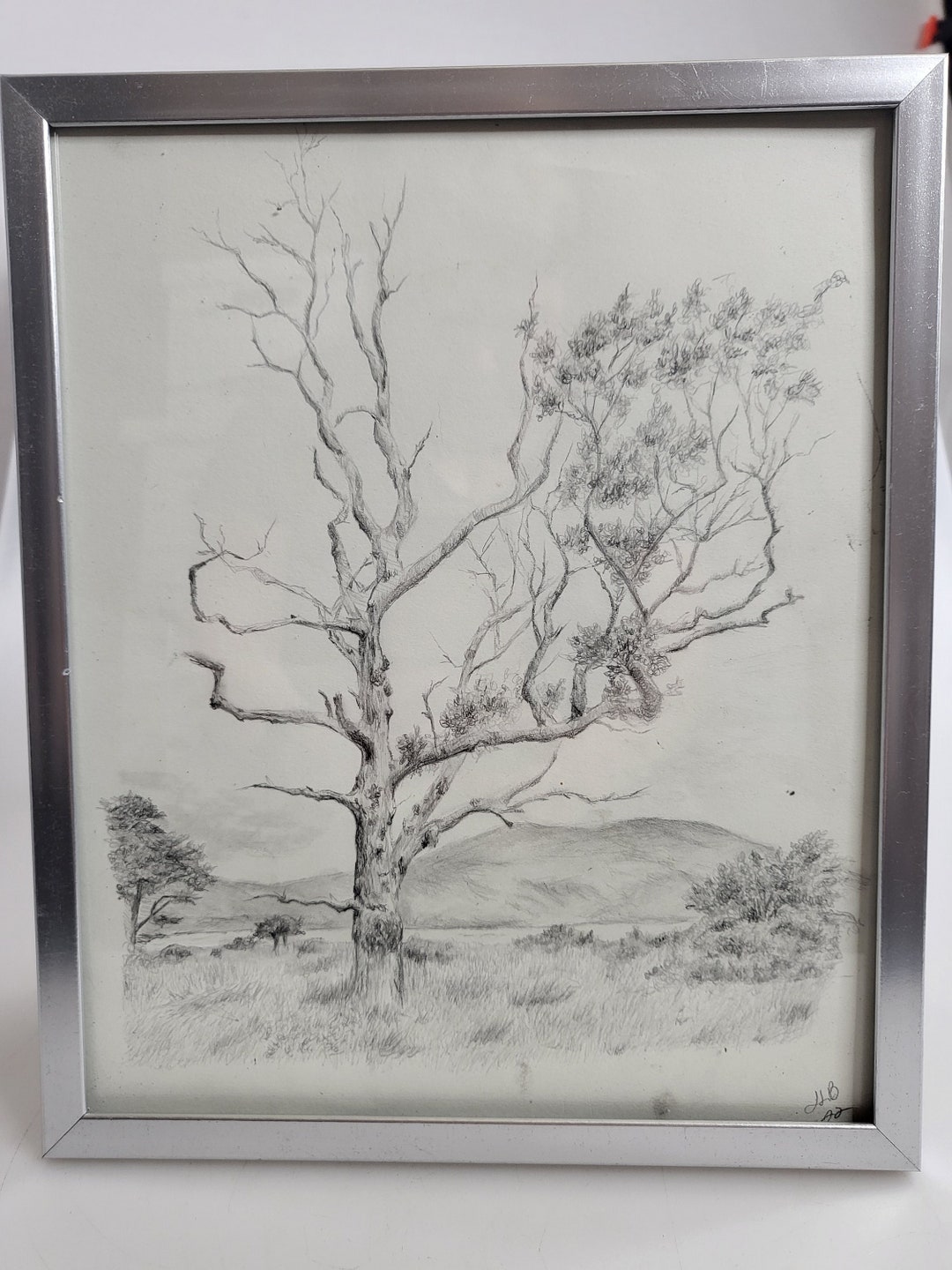 Graphite Landscape - Etsy