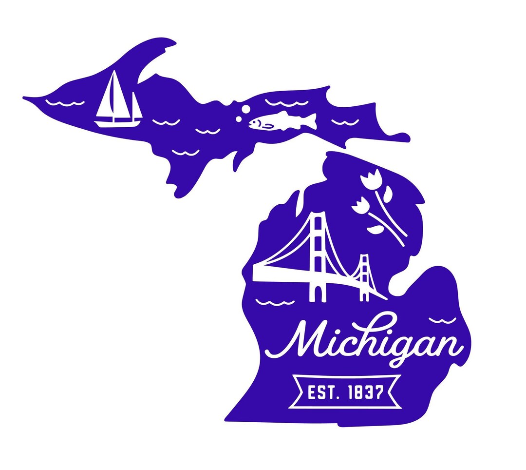 Michigan Life Ambassador Bridge Decal - Etsy