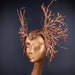 Terracotta Fairy Tiara, Wood Elf Tiara, Copper Angel Headdress, Nymph ...