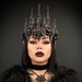 Gothic Queen Crown, Evil Queen Tiara, Devil Crown, Unisex Gothic Crown ...